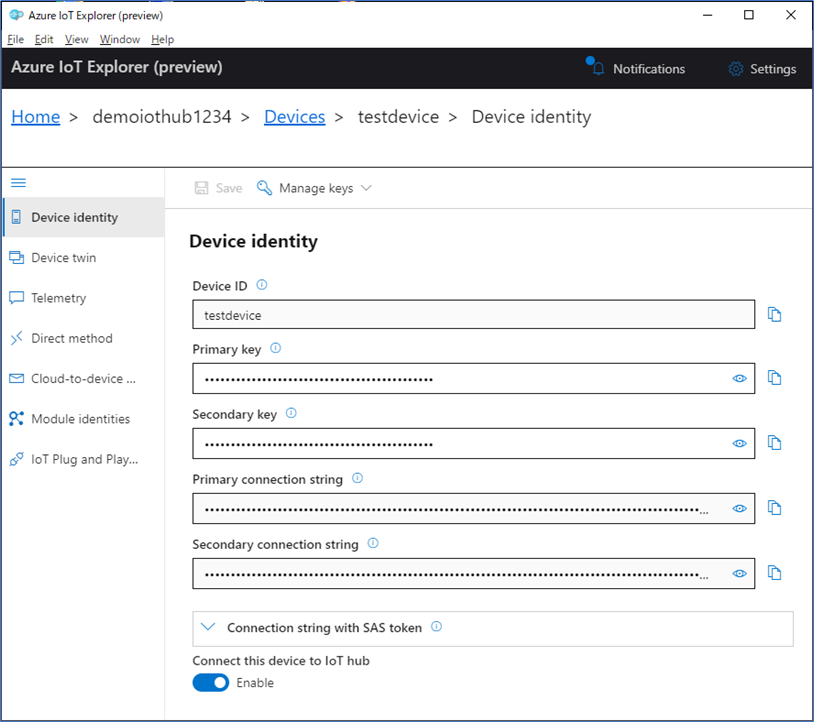 Azure IoT Explorer の利用手順 – サポートページTOP